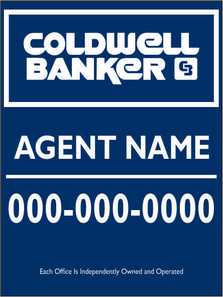 Coldwell Banker Custom Yard Sign – MySignStore.NET