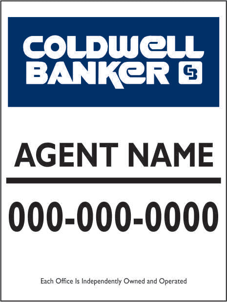 Coldwell Banker Custom Yard Sign – MySignStore.NET