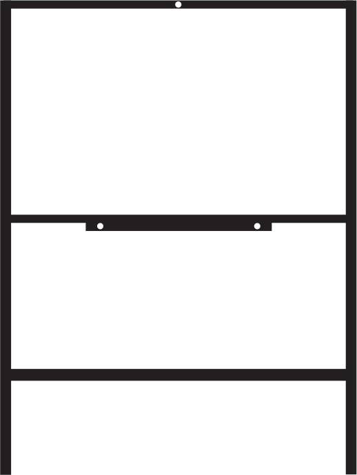 H-Frame with Long Bar – MySignStore.NET